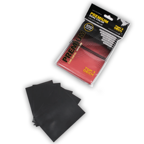 Protectores Premium | TOPDECK Small 62x89mm color Rojo – Dyskeu