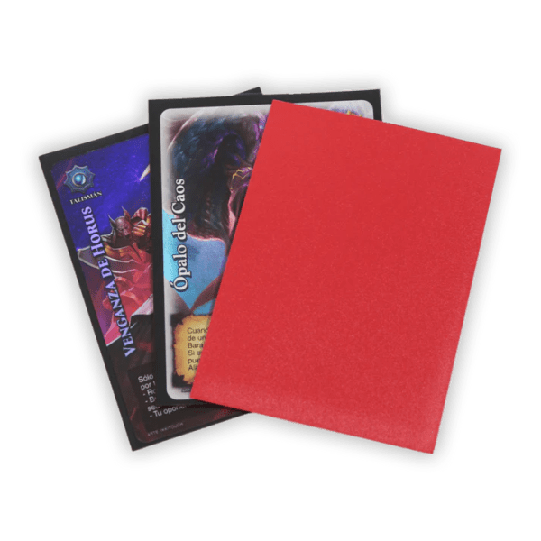 Protectores Premium | TOPDECK Standard 66x91mm color Rojo – Dyskeu